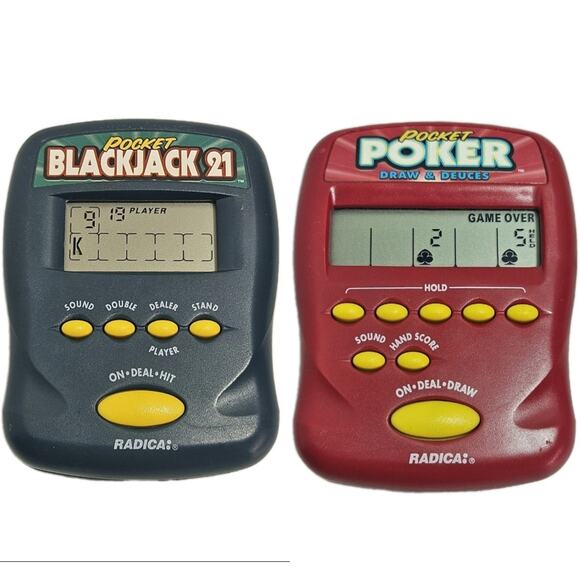 Radica | Video Games & Consoles | Vtg Radica Pocket Poker Draw Deuces ...